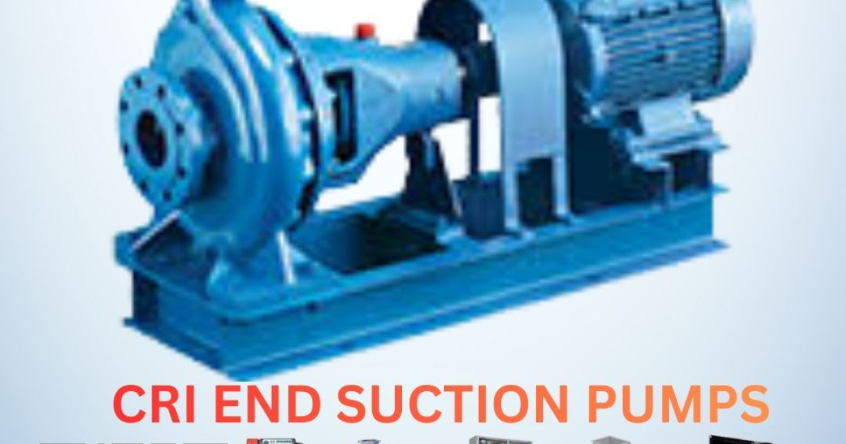 C.R.I. End Suction Pumps for Water Supply, STP & Industrial Applications
